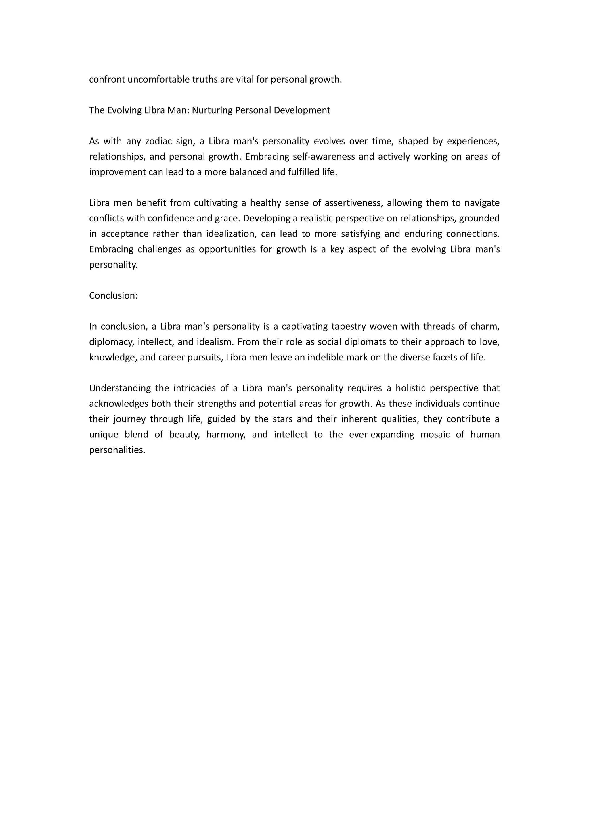 What type of person is a libra male | DOC