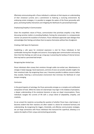 Do pisces have a bad temper | PDF