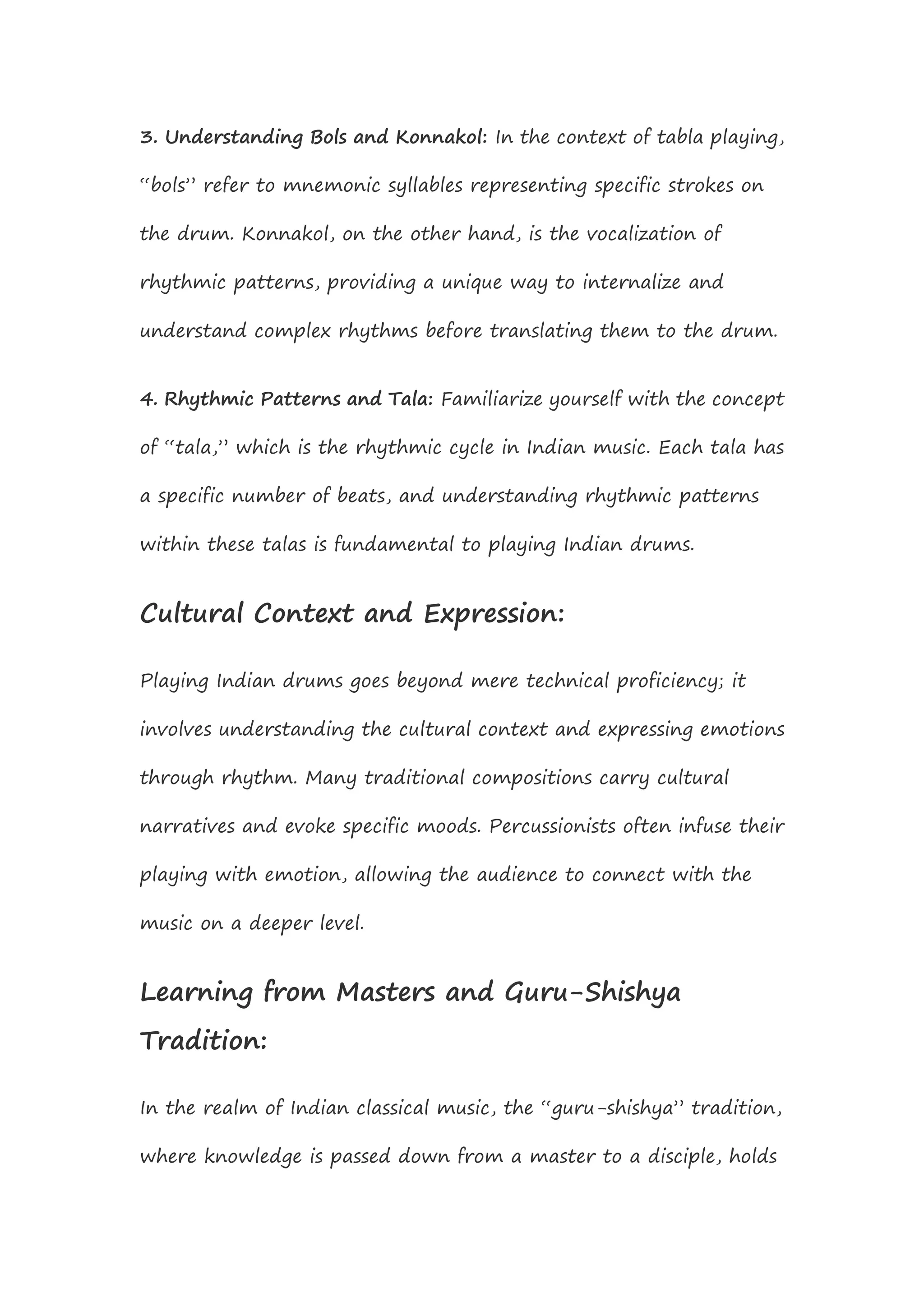 How to Play the Indian Drum: A Step-By-Step Guide | DOC