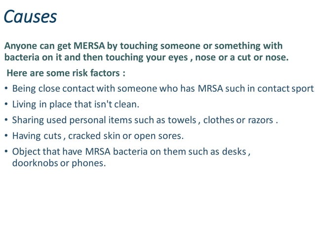 MRSA | PPT | Free Download
