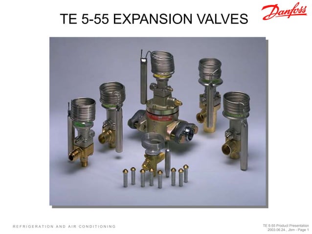 Types of expansion valves used in vapor compression refrigeration ...