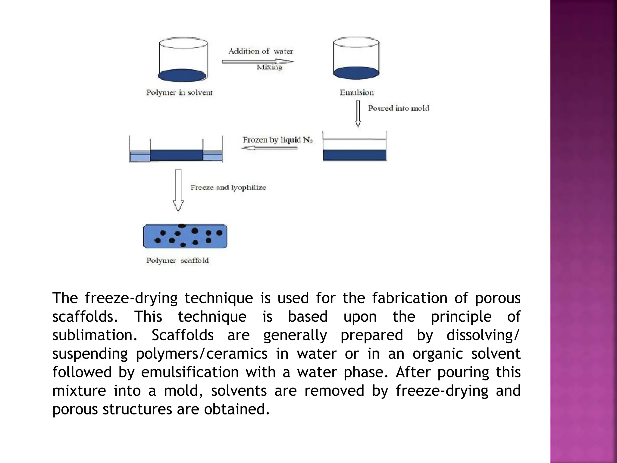 tissu engineering freeze drying method.pptx