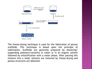 tissu engineering freeze drying method.pptx