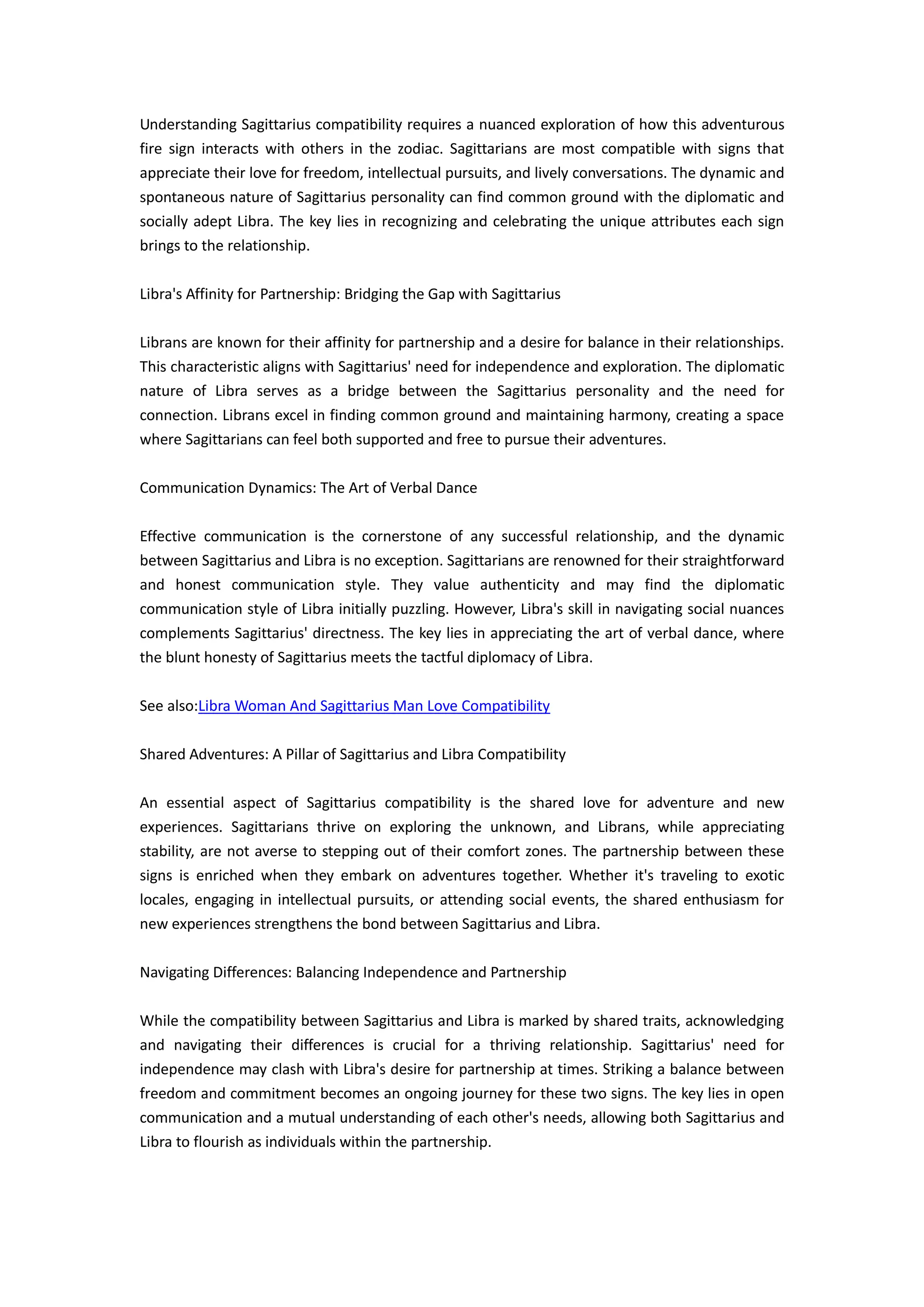 Are a sagittarius and libra compatible | DOC