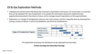 Exploration and Estimation Petroleum Reserves | PPTX