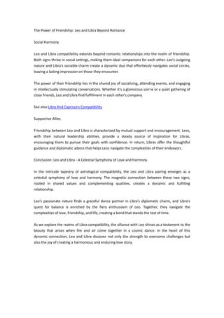 How are Leo's and Libras compatible | DOC | Astrology | Religion ...