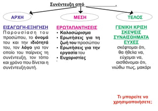 Συνέντευξη με μετανάστη | PDF