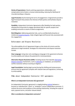 What Is an IC Agreement: A Complete Overview | DOC