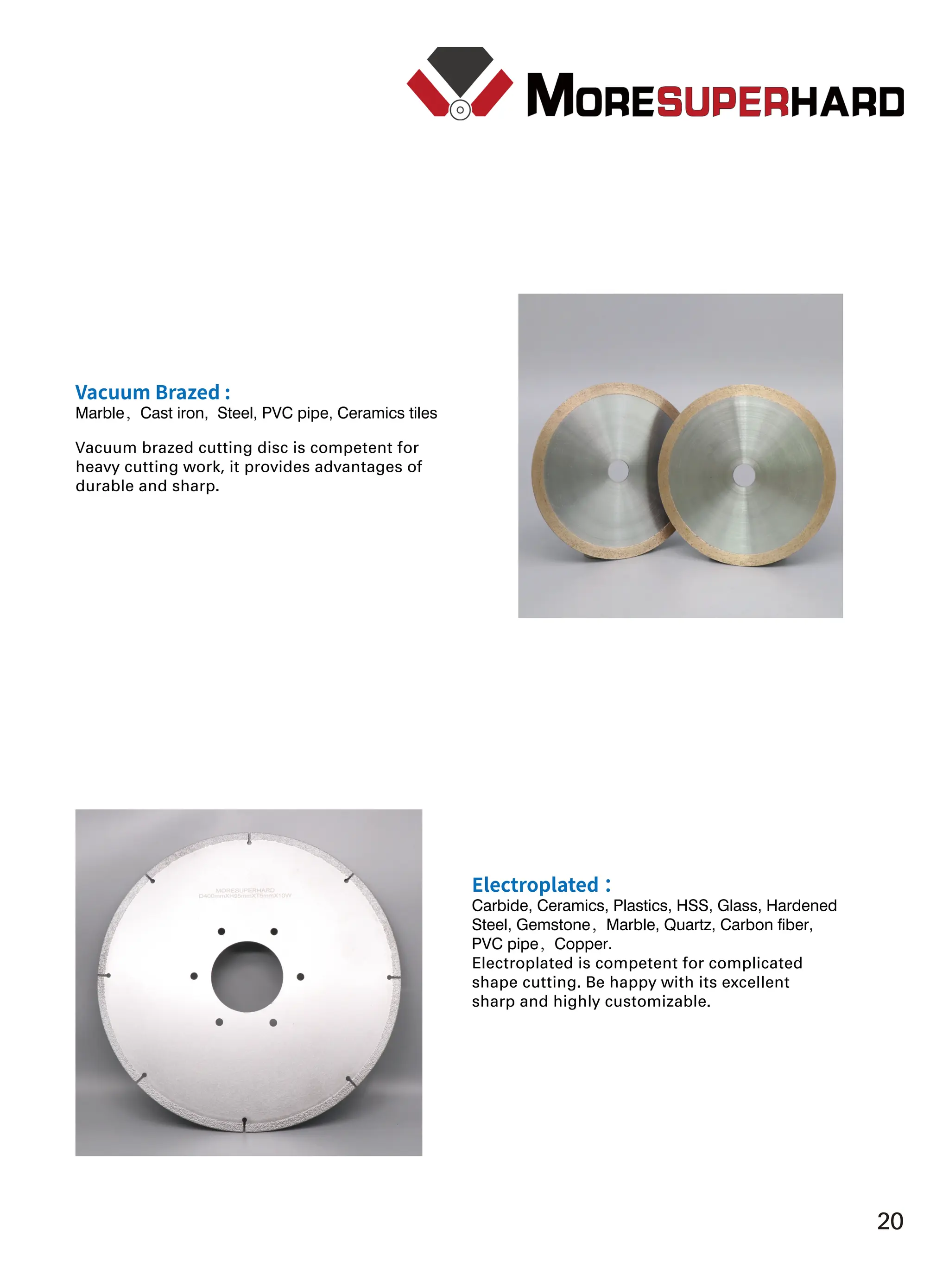Moresuperhard product catalog- manufacturer of grinding wheels | PDF