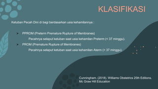 Materi Ketuban Pecah Dini, Definisi, Tatalaksana.pptx