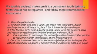 زيـــاد الــشـرفــي. AVULSION Tooth.pptx