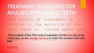 زيـــاد الــشـرفــي. AVULSION Tooth.pptx