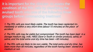 زيـــاد الــشـرفــي. AVULSION Tooth.pptx