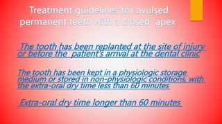 زيـــاد الــشـرفــي. AVULSION Tooth.pptx