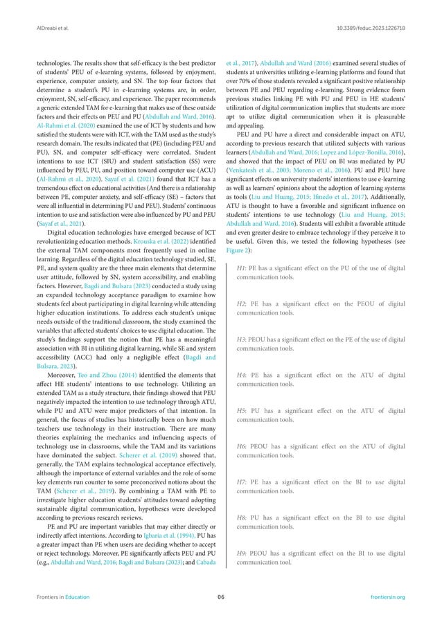 Sustainable digital communication using perceived enjoyment with a technology acceptance model | PDF