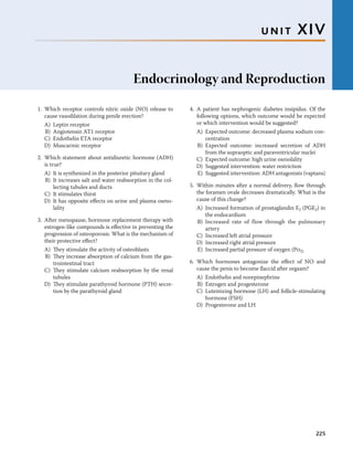 Mcqs in endocrine physiology for scientific review | PDF