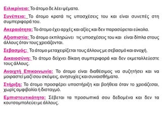 Εμπιστοσύνη: Τι είναι και ποιον πρέπει να εμπιστευόμαστε; | PPT