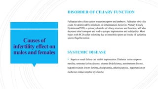 infertility effect on males and fema les | PPT