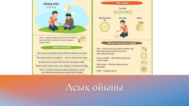 The Assyk Kazakh national game description | PPT