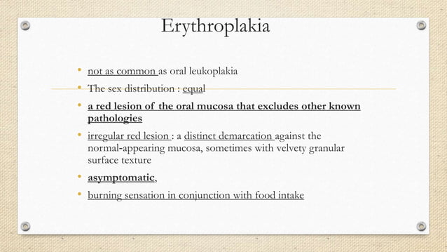 اریترو لوکو.pptx dentistry erythroplakia | PPT