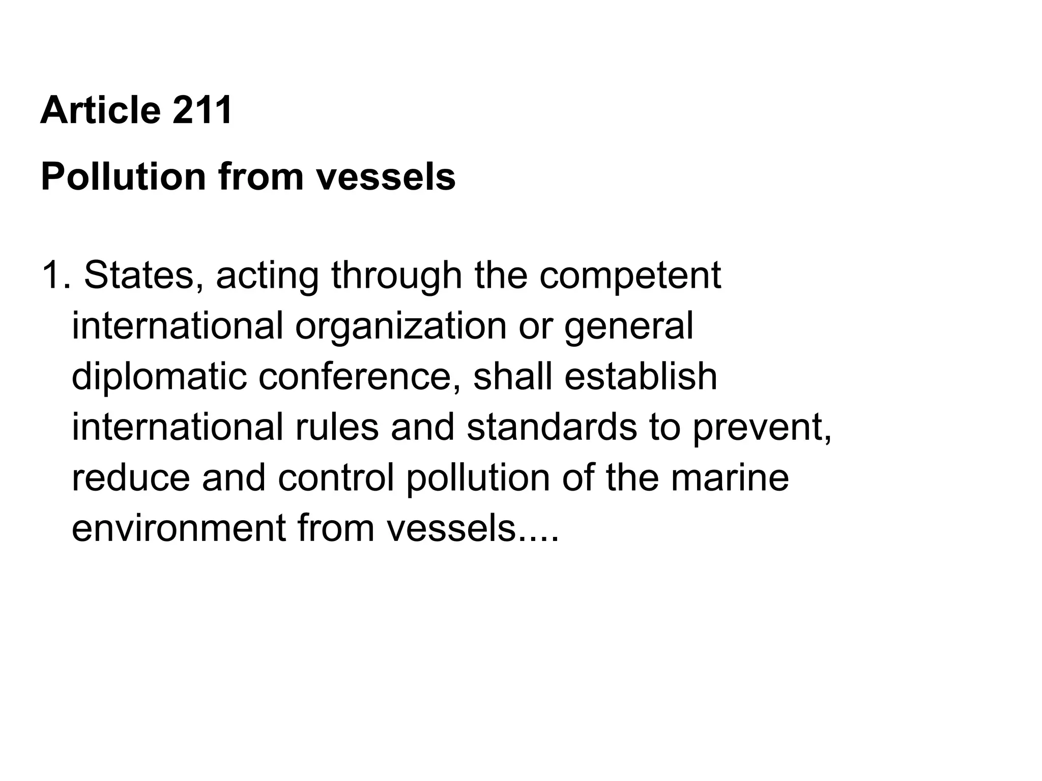 Marine Environment and Pollution Prevention | PPTX