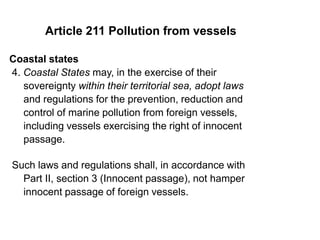 Marine Environment and Pollution Prevention | PPTX