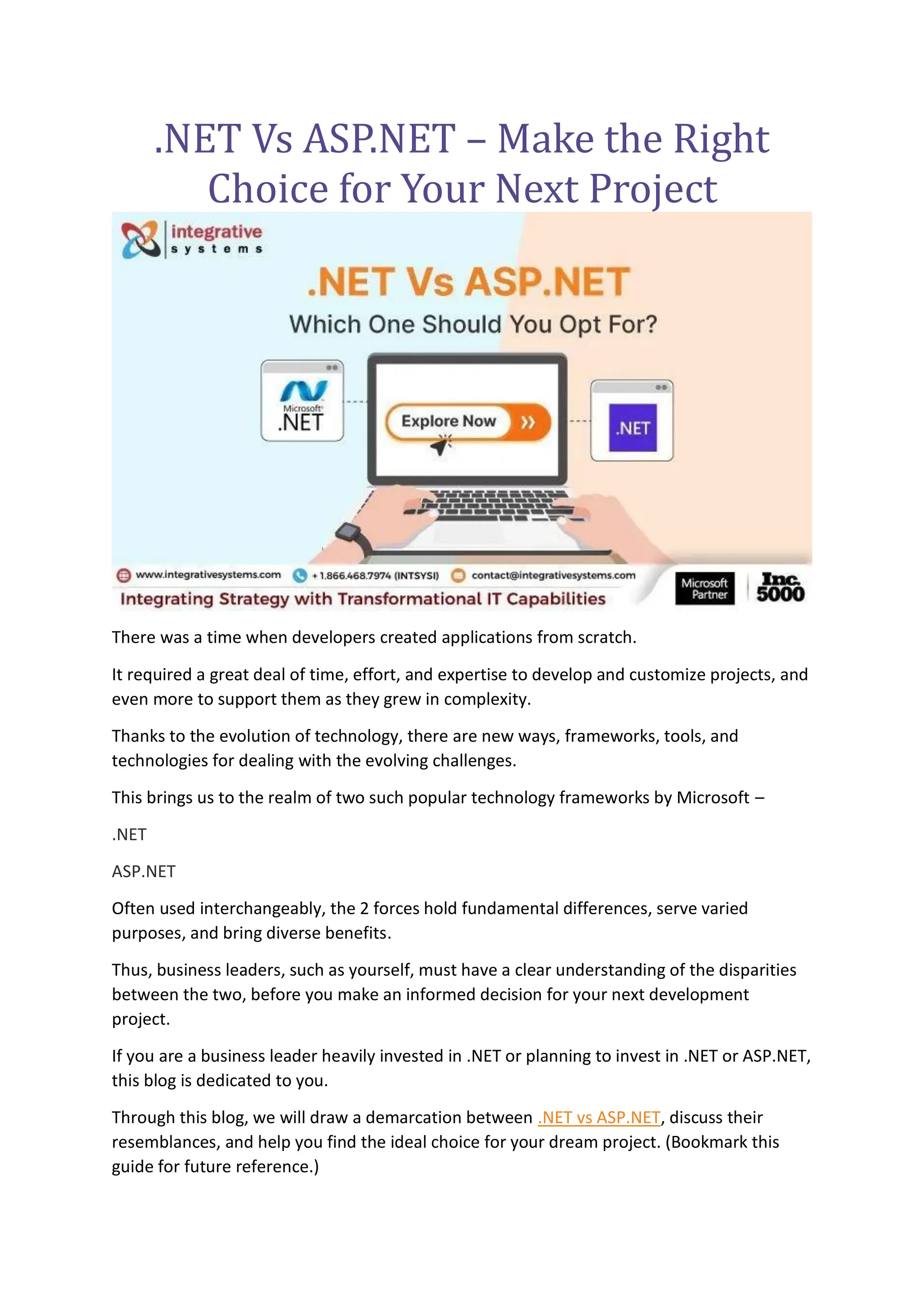 .NET Vs ASP.NET – Make the Right Choice for Your Next Project.pdf