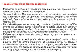 Μαθητικά συμβούλια . | PPT