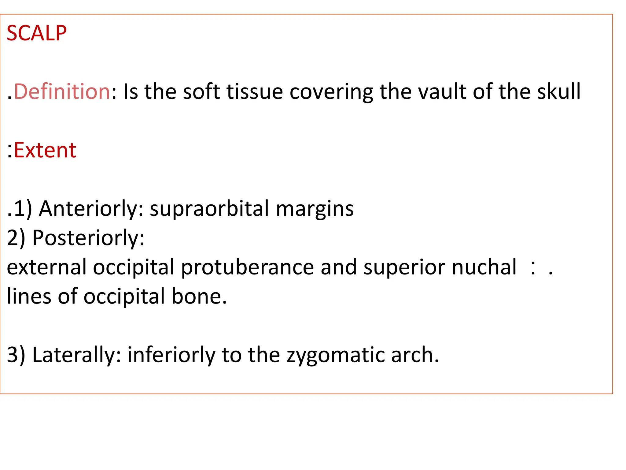 Anatomy of Scalp .by Dr .Saeed ben Aqeel | PPT