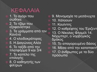 ΠΟΛΥΖΟΣ ΘΑΝΑΣΗΣ, Ο ΧΑΡΙ ΠΟΤΕΡ :Η ΦΙΛΟΣΟΦΙΚΗ ΛΙΘΟΣ της Τζ. Κ. Ροουλινγκ.pptx