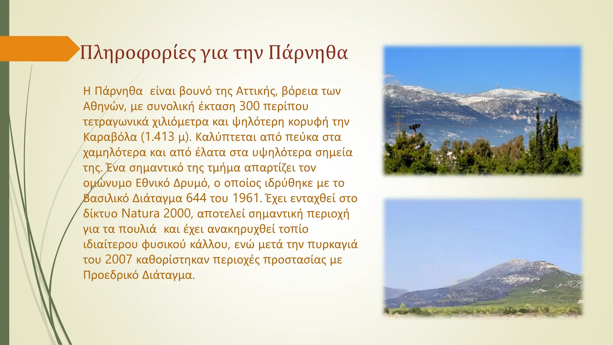 Καμμένη Πάρνηθα.bddbdvbdvd d d dddvdvdvpptx | PPT