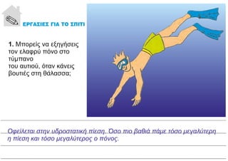 Η υδροστατική πίεση | PDF