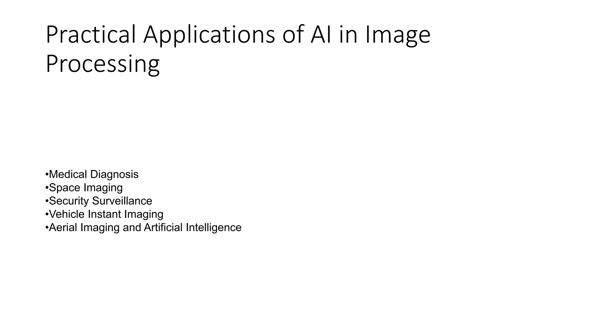 Definition of Artificial Intelligence Importance of AI in Image ...