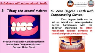 occlusion-5د منيه جامعه الدمنهوري .prosthodontic | PPT