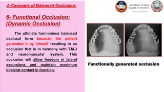 occlusion-5د منيه جامعه الدمنهوري .prosthodontic | PPT