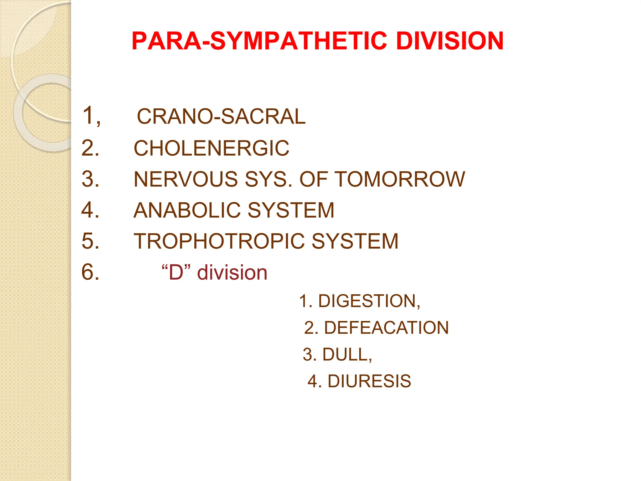 Autonomic nervous system physiology brief | PPTX
