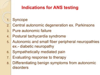 Autonomic nervous system physiology brief | PPTX