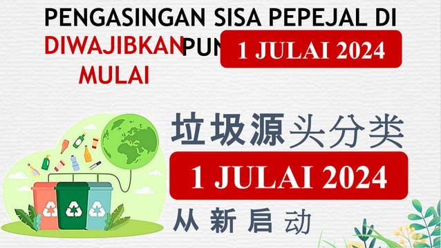 Perkongsian Pengasingan Sisa Pepejal di Punca | PPT
