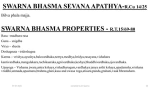 Swarna and Rajata-Gold and Silver as per Ayurveda | PPTX