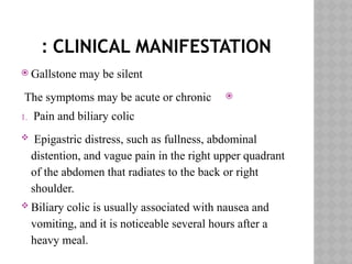 Nursing seminar about gallbladder disease and gallstones | PPTX
