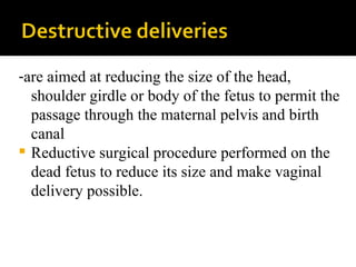 .Destructive deliveries.ppt destructives | PPT