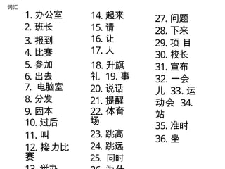 Chinese special program or Secondary School第七课 让我们一起参加运动会.pptx