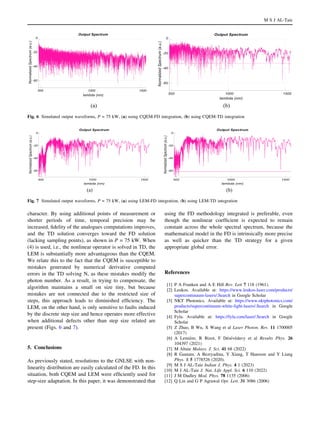 Optimal integrating techniques for supercontinuum simulations | PDF