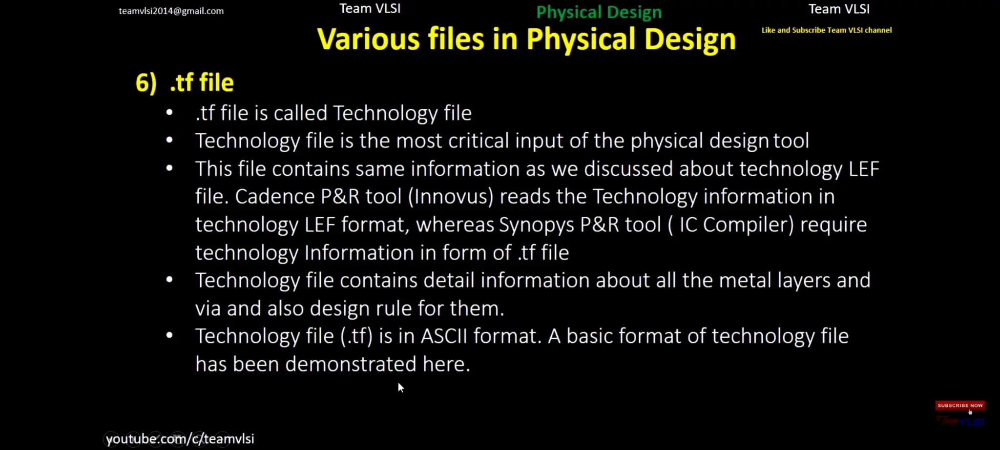 Input files for Physical Design -> Lef and tf file | PDF