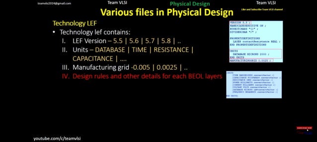 Input files for Physical Design -> Lef and tf file | PDF | Desktop Publishing | Computer ...