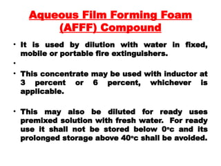 _.FOAM CONCENTRATE(COMPOUND) .pptx