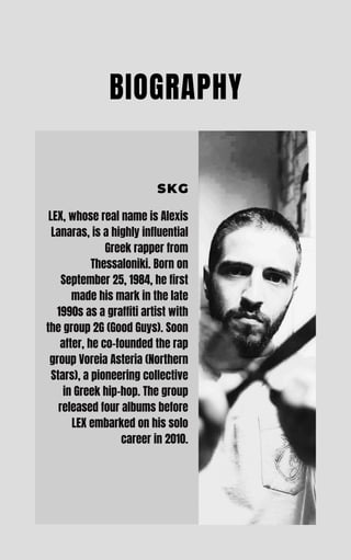 Film Noir - Lex | A Short Biography (Greek Rapper Lex) | PDF