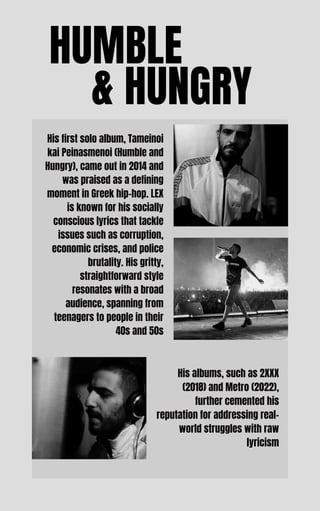 Film Noir - Lex | A Short Biography (Greek Rapper Lex) | PDF