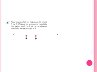 ΣΗΜΕΙΟ, ΕΥΘΕΙΑ, ΕΥΘΥΓΡΑΜΜΟ ΤΜΗΜΑ κτλ.pptx