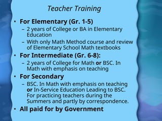 iran math education and teachers educations.ppt